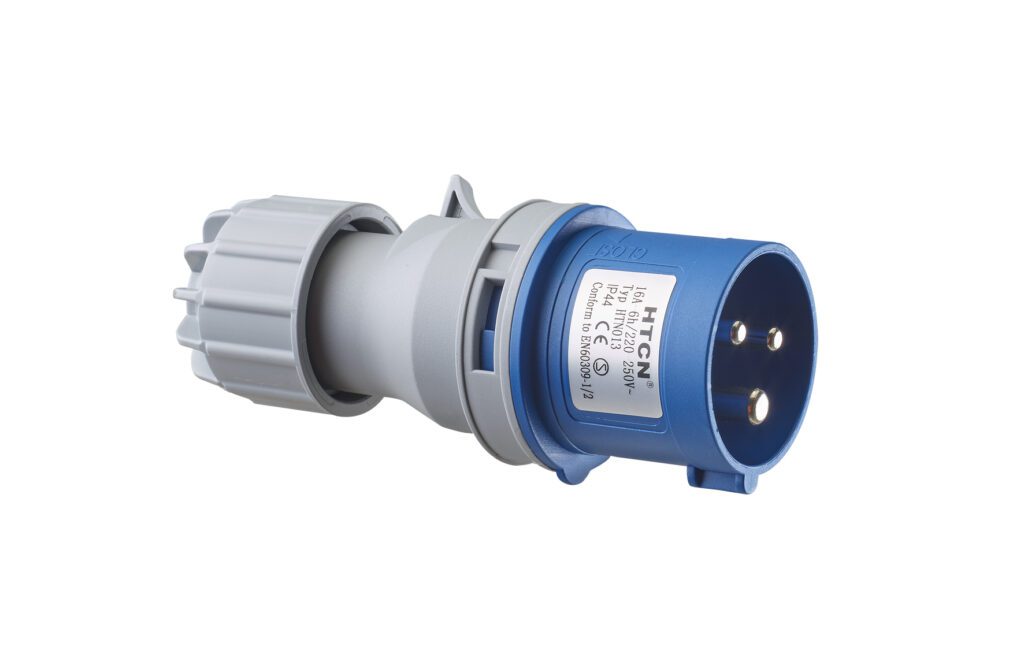 CEE PLUG 250V 16A 2P+O Male - Heatcom