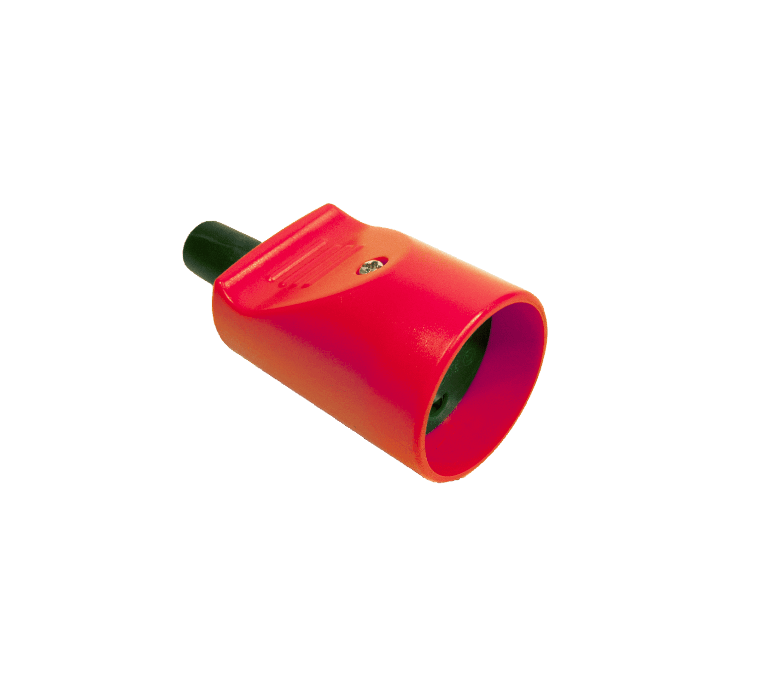 Round DK Extension Joint W. Ground - Red - Heatcom