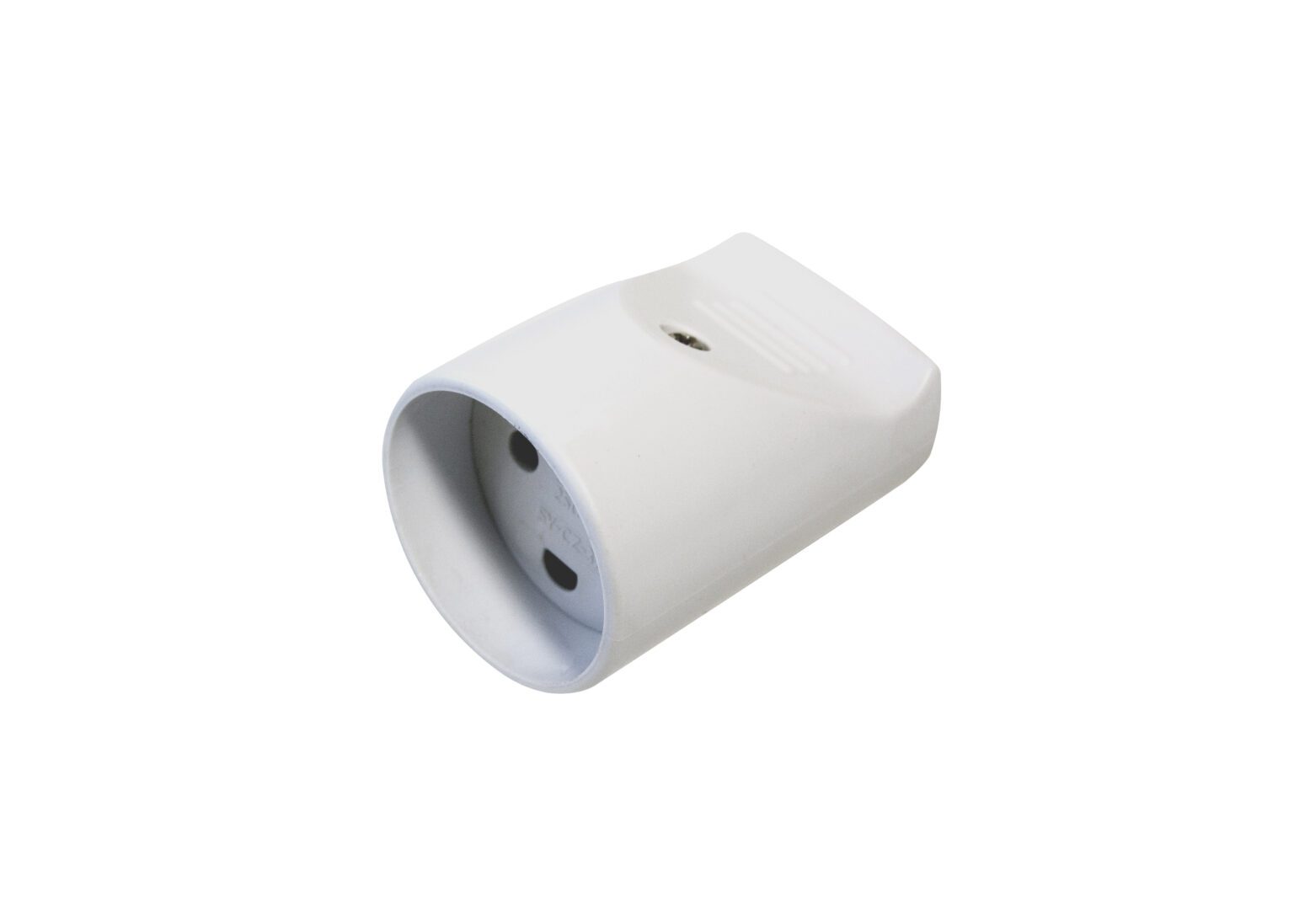 Round DK Extension Joint No Ground - White - Heatcom