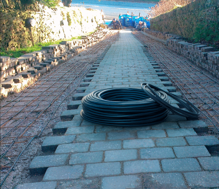 Domestic Driveway Ice & Snow Melting System - Heatcom